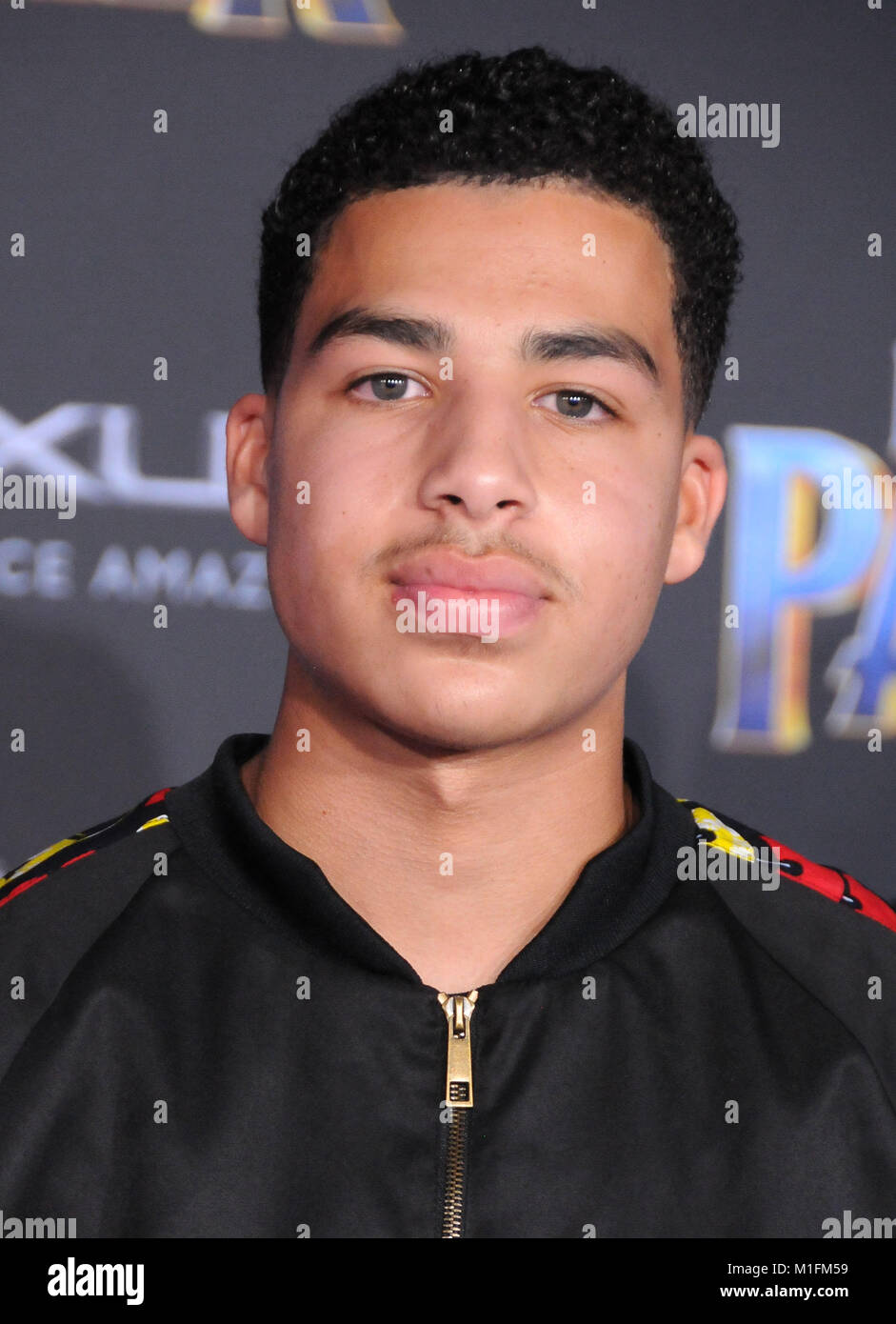 Los Angeles, California, USA. 29th Jan, 2018. Actor Marcus Scribner ...