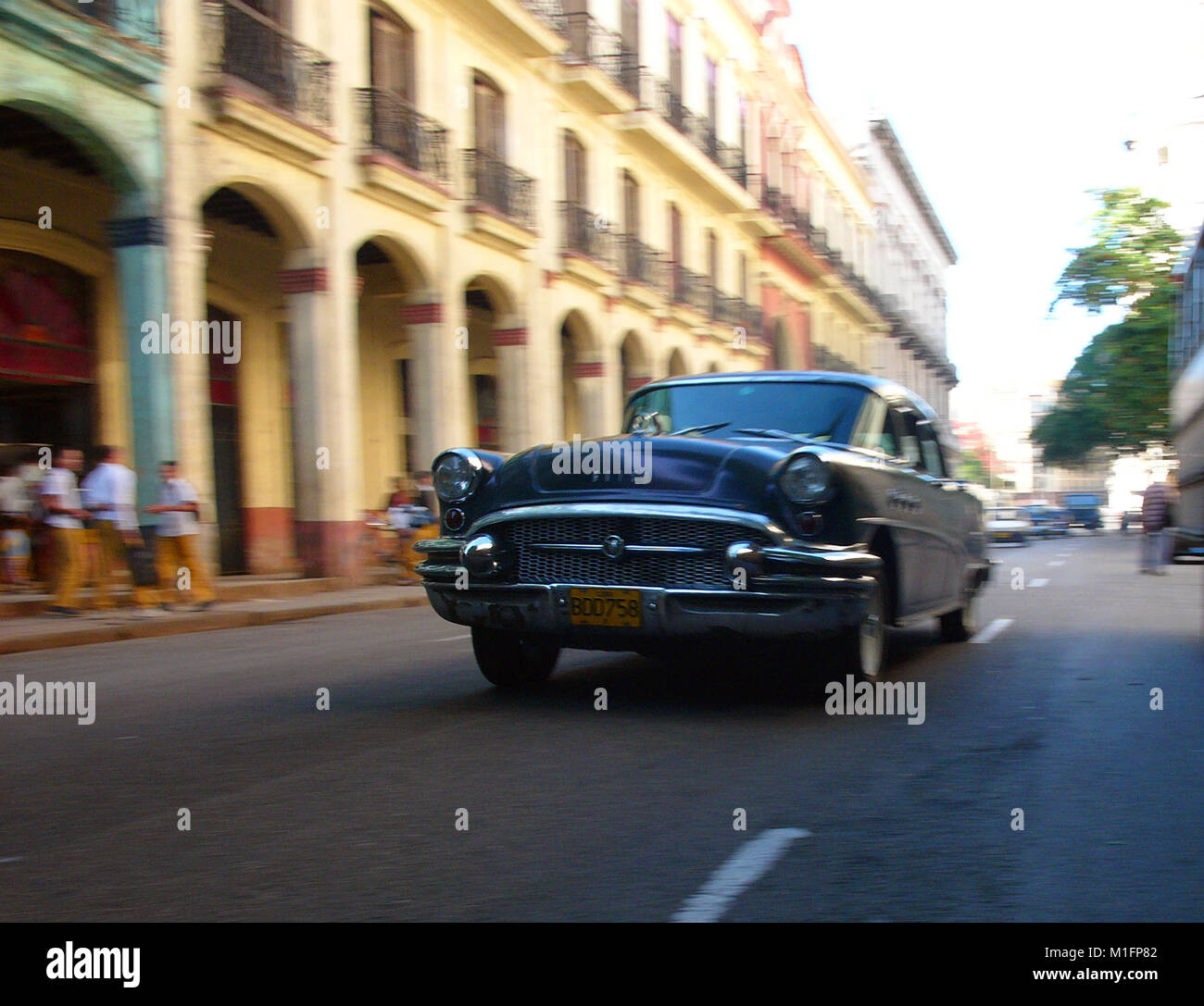 Feb 15, 2006; Havana, CUBA; One of many Cuban Maquinas, aka Yank tanks ...
