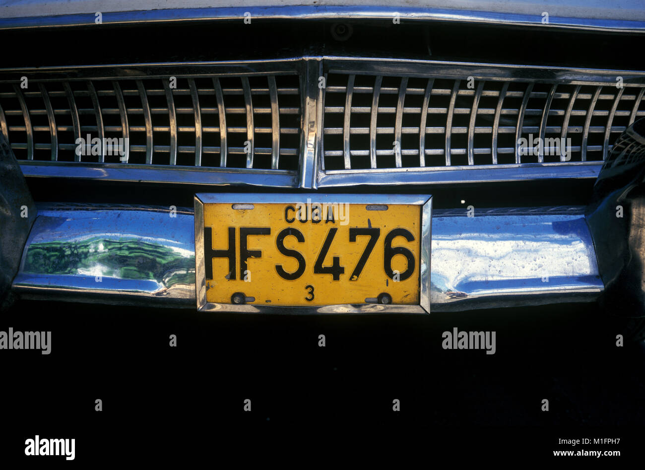 Mar 28, 2006 - Havana, Cuba - License plate detail on a Cuban Maquinas ...