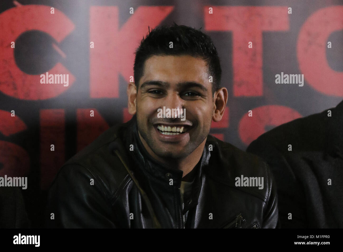 Hilton Hotel, Liverpool. 30th January 2018. Amir Khan vs. Phil Lo Greco ...