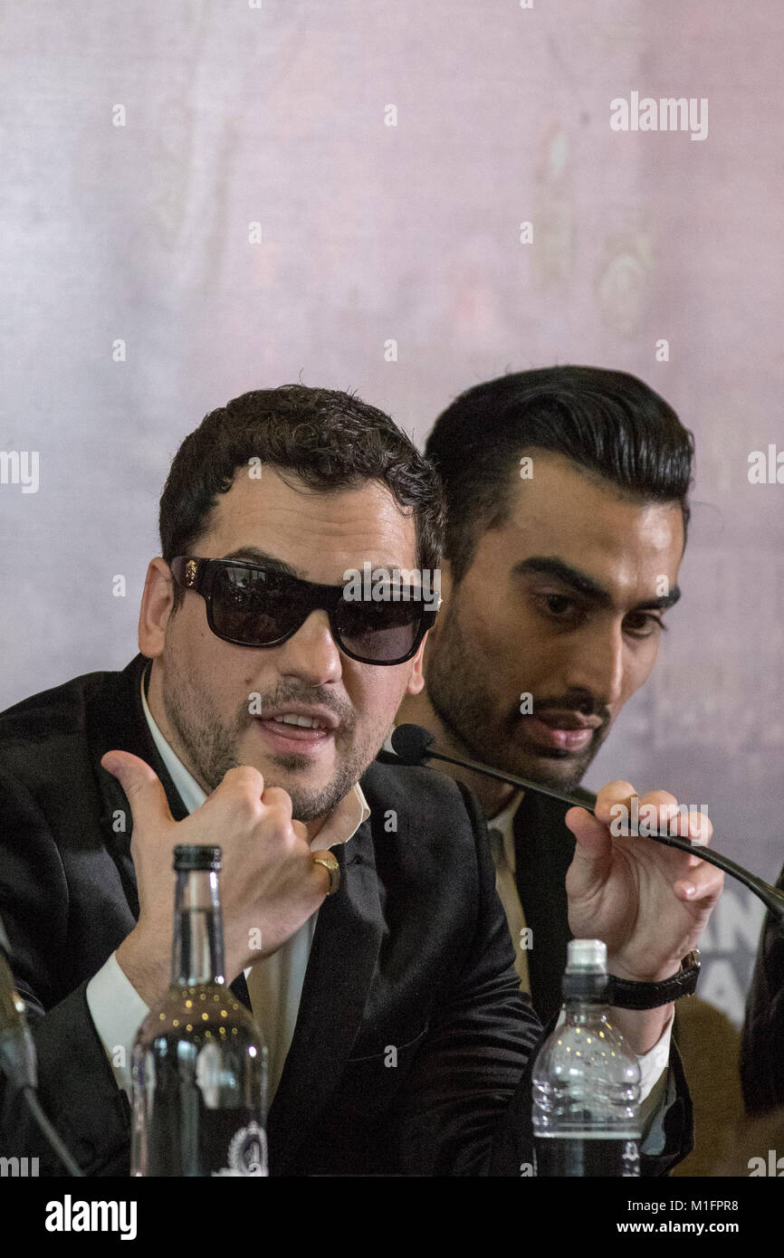 Hilton Hotel, Liverpool. 30th January 2018. Amir Khan vs. Phil Lo Greco ...