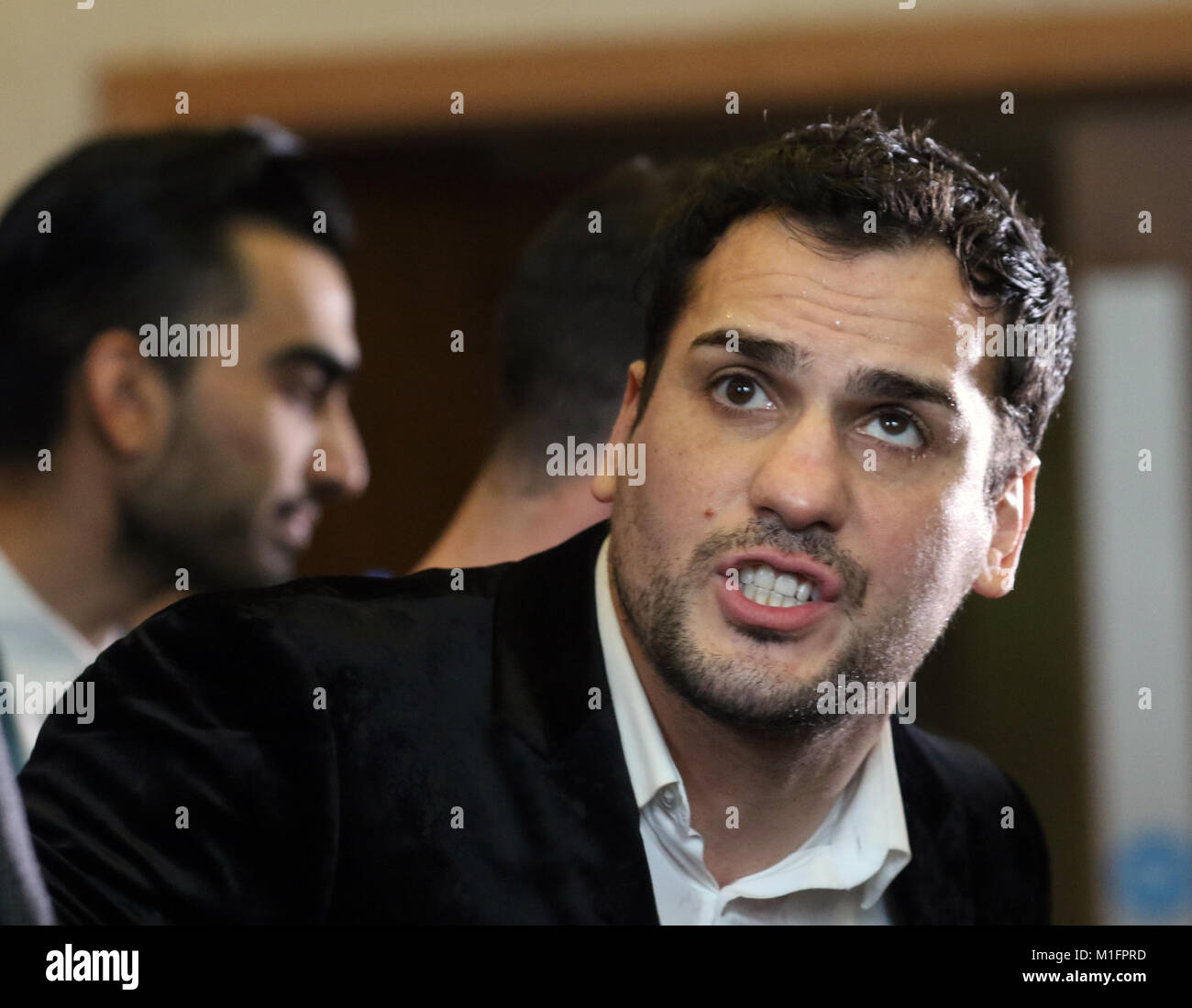 Hilton Hotel, Liverpool. 30th January 2018. Amir Khan vs. Phil Lo Greco ...