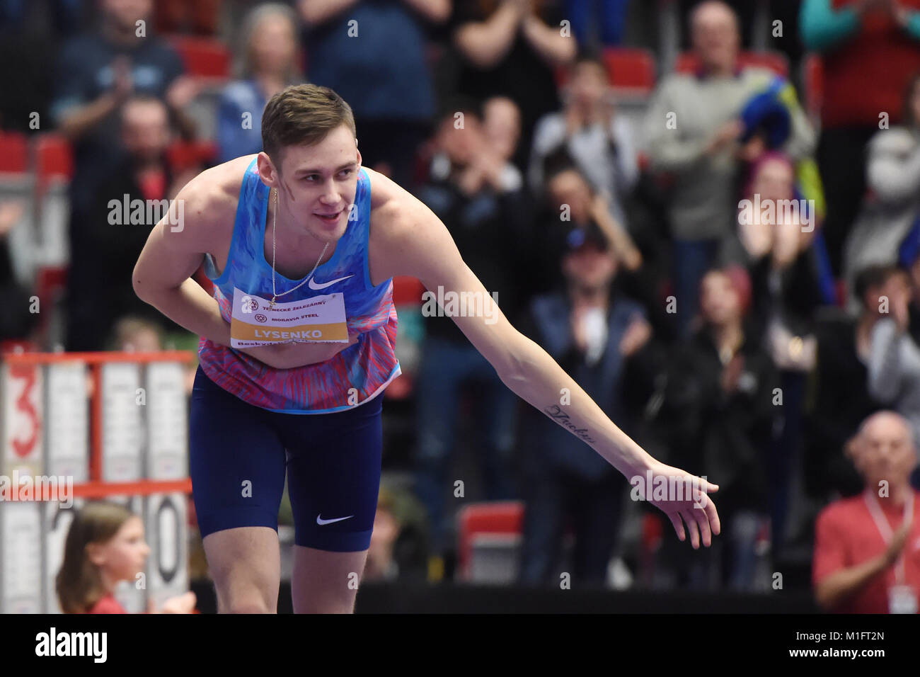 Trinec, Czech Republic. 30th Jan, 2018. Independent (Russian) athlete ...
