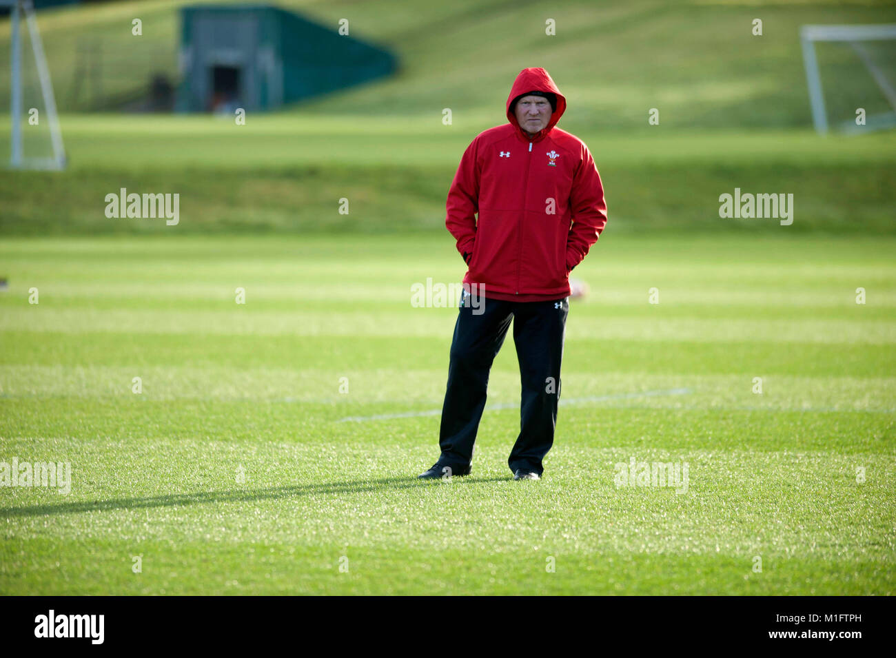 Cardiff, UK. 30th Jan, 2018. Neil Jenkins, Skills Coach during Welsh ...