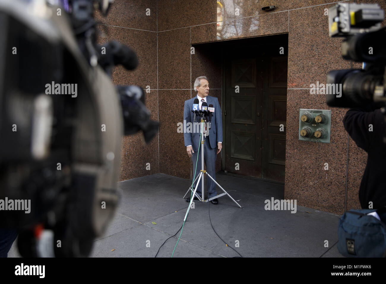 Los Angeles, CA, USA. 26th Jan, 2018. Attorney Alan Davis, attorney for ...
