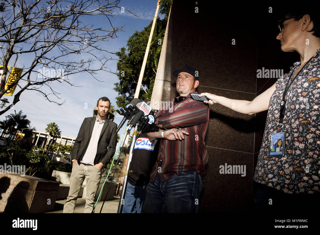 Los Angeles, CA, USA. 26th Jan, 2018. Jason Freeman, grandson of the ...