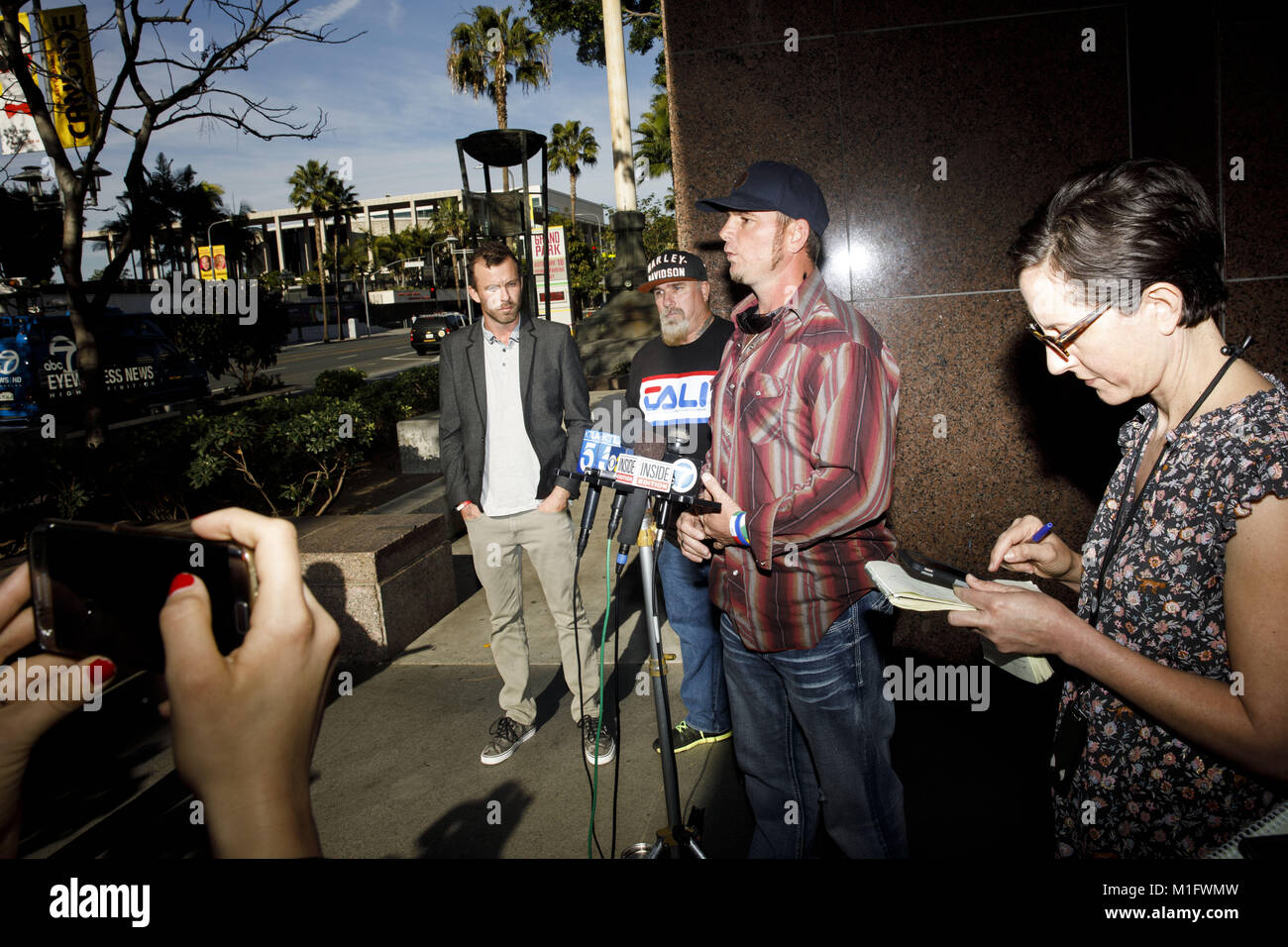 Los Angeles, CA, USA. 26th Jan, 2018. Jason Freeman, grandson of the ...