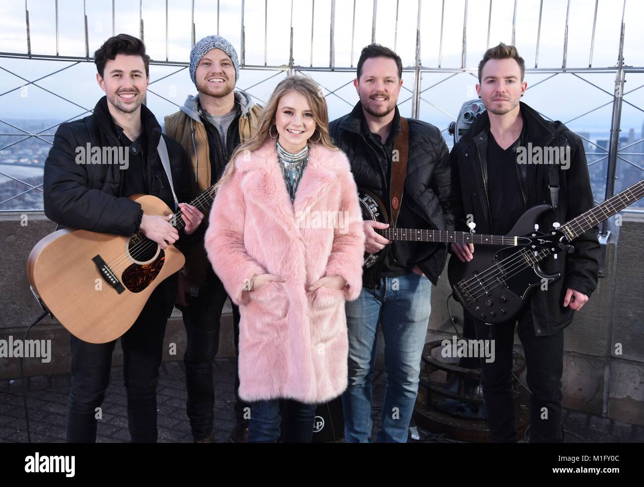 New York, NY, USA. 30th Jan, 2018. Tegan Marie, Ryan Lowe, Jack Mudd ...