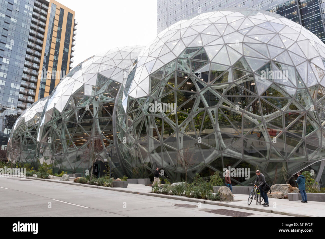 Seattle, USA. 30th Jan, 2018. The Spheres Discovery at Understory ...