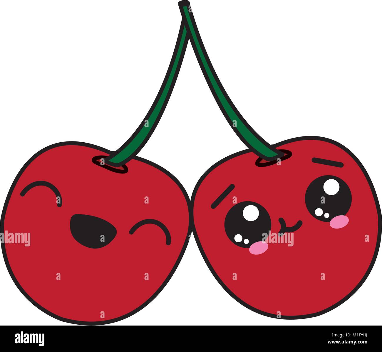 Isolated cherry design Stock Vector Image & Art - Alamy
