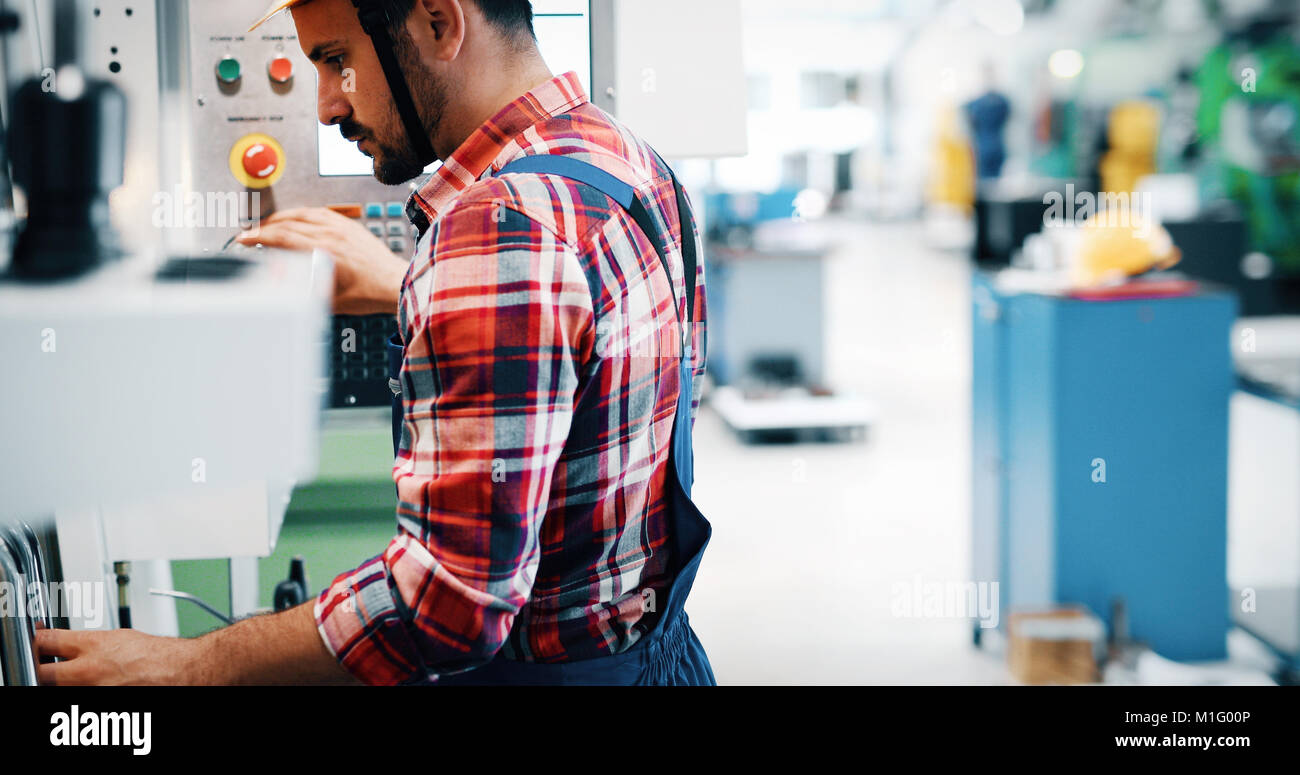 Worker entering data machine hi-res stock photography and images - Alamy