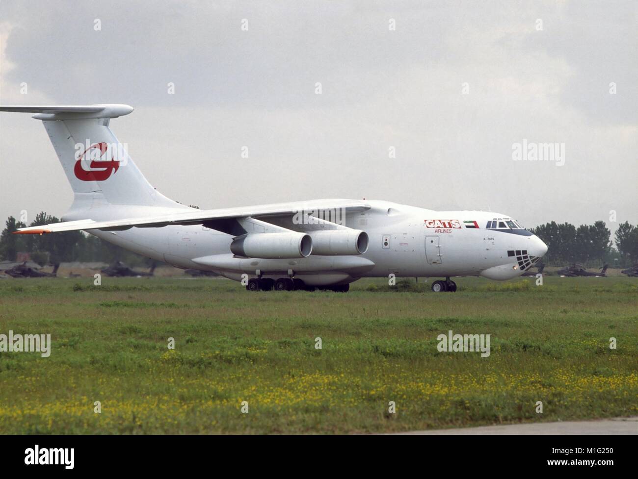 Ilyushin IL-76 transport aircraft of GATS Airlines Stock Photo - Alamy