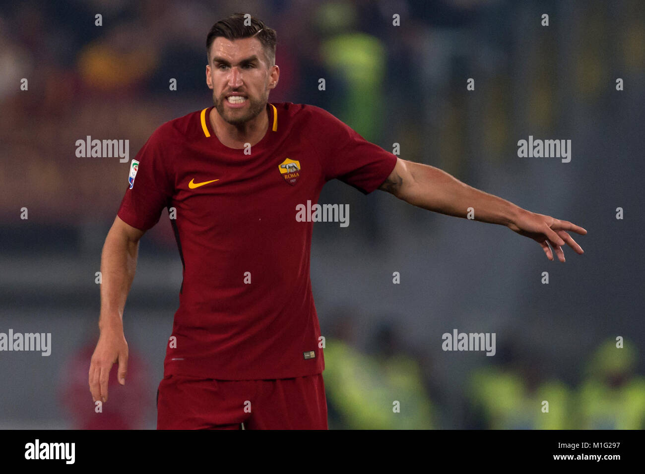 Kevin Strootman Roma Roma 28-01-2018 Stadio Olimpico Football Calcio ...