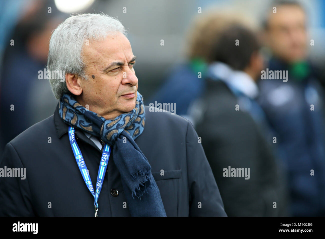 WALTER MATTIOLI (PRESIDENTE SPAL) SPAL - INTER Ferrara 28-01-2018 ...