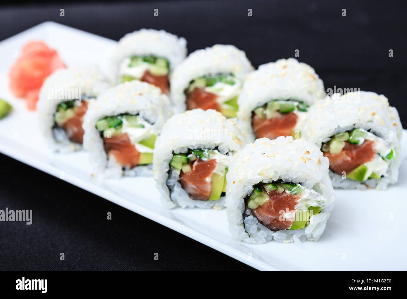 Philadelphia roll set Stock Photo - Alamy