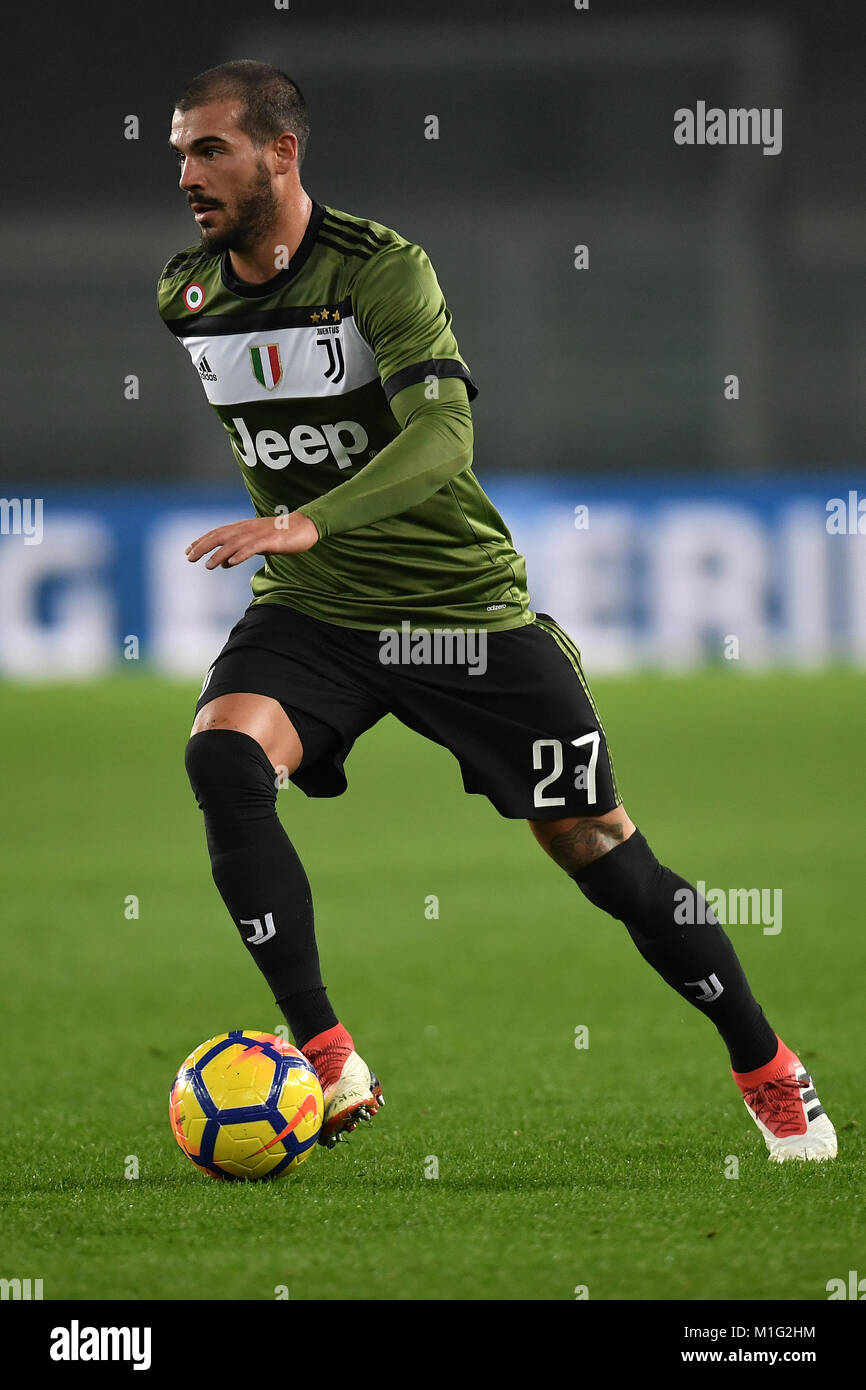 Stefano Sturaro Juventus Verona 27-01-2018 Stadio Bentegodi Football ...