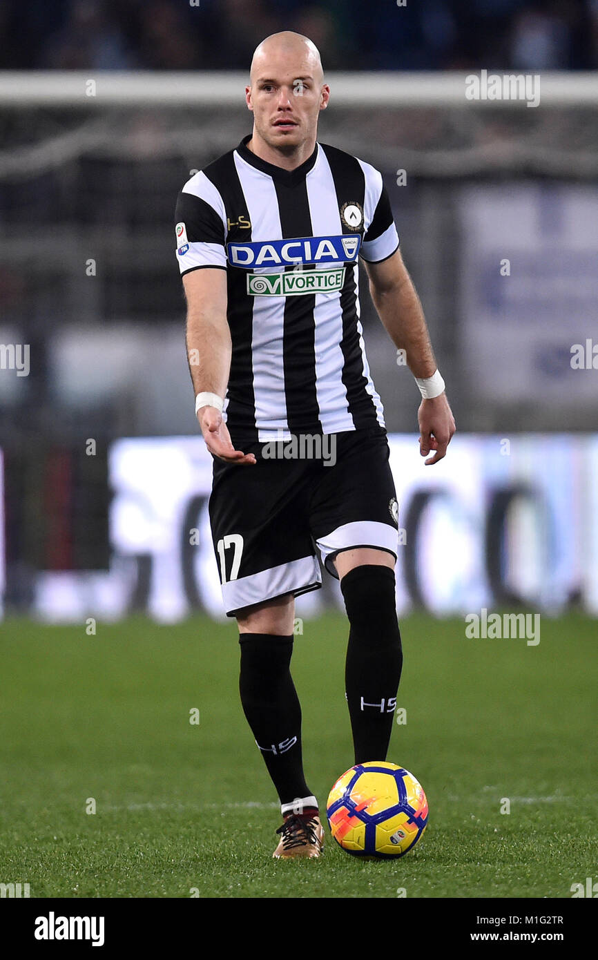 Bram Nuytinck Udinese Roma 24-01-2018 Stadio Olimpico Football Calcio ...