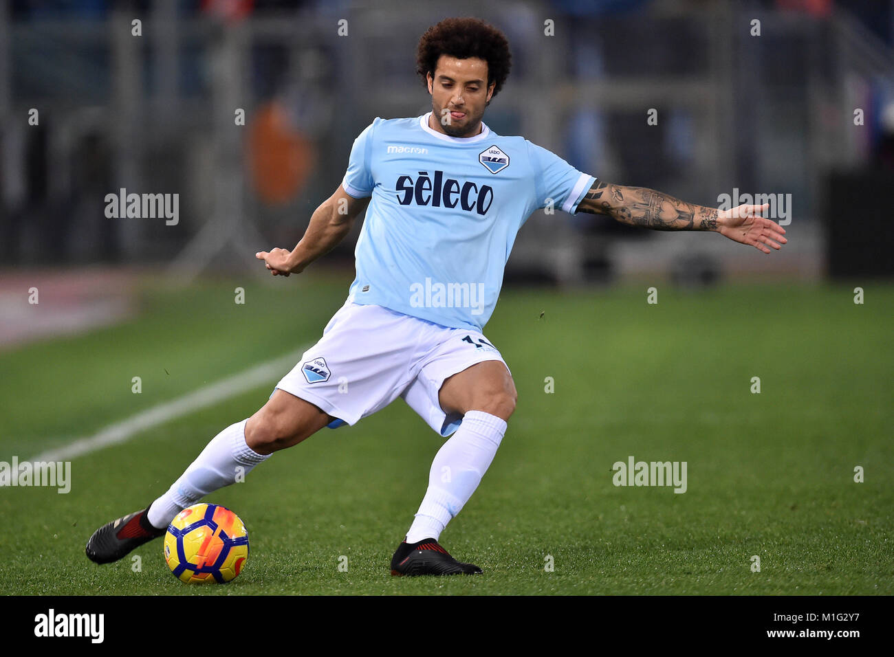 Felipe Anderson Lazio Roma 24-01-2018 Stadio Olimpico Football Calcio ...