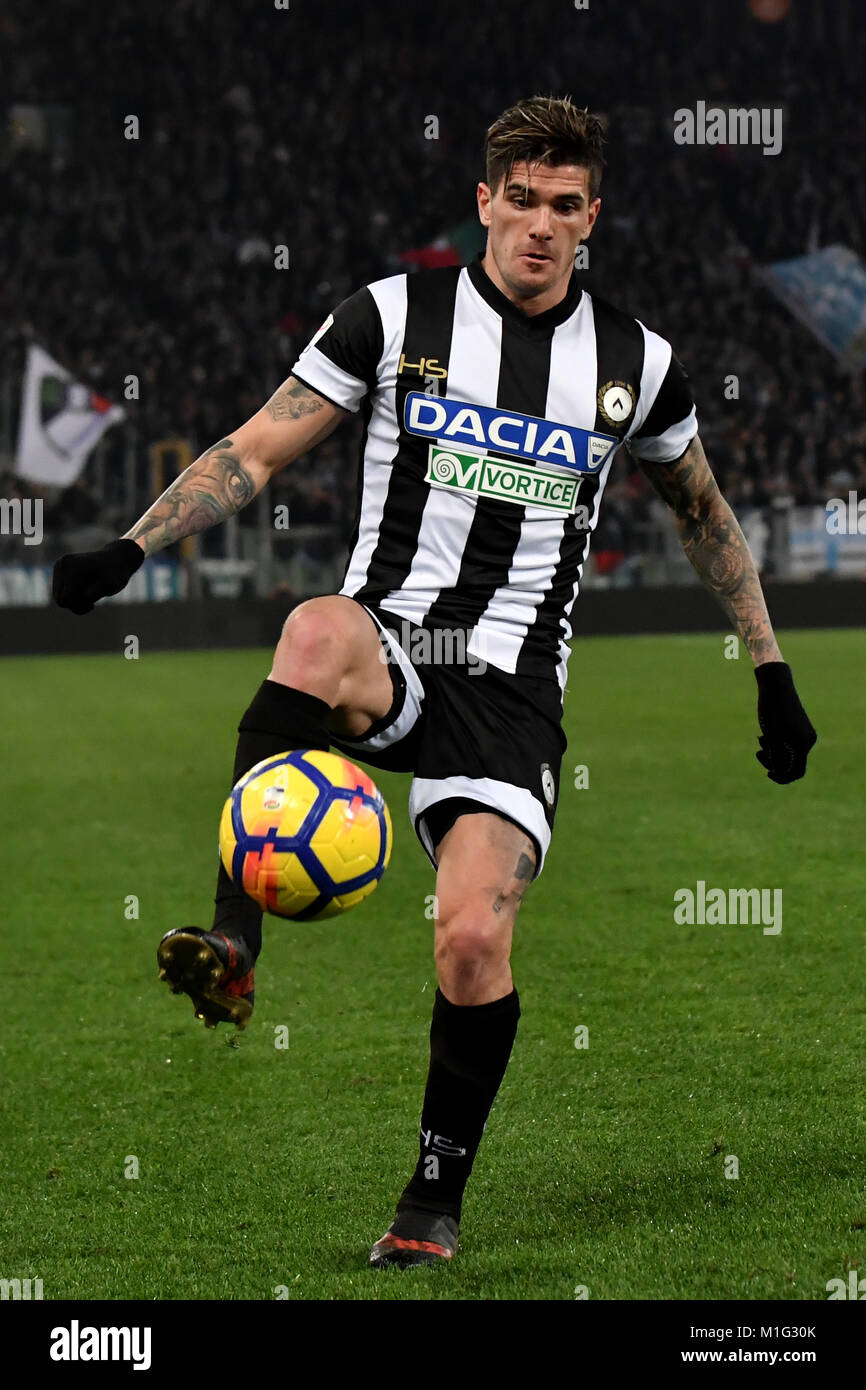 Rodrigo De Paul Udinese Roma 24-01-2018 Stadio Olimpico Football Calcio ...