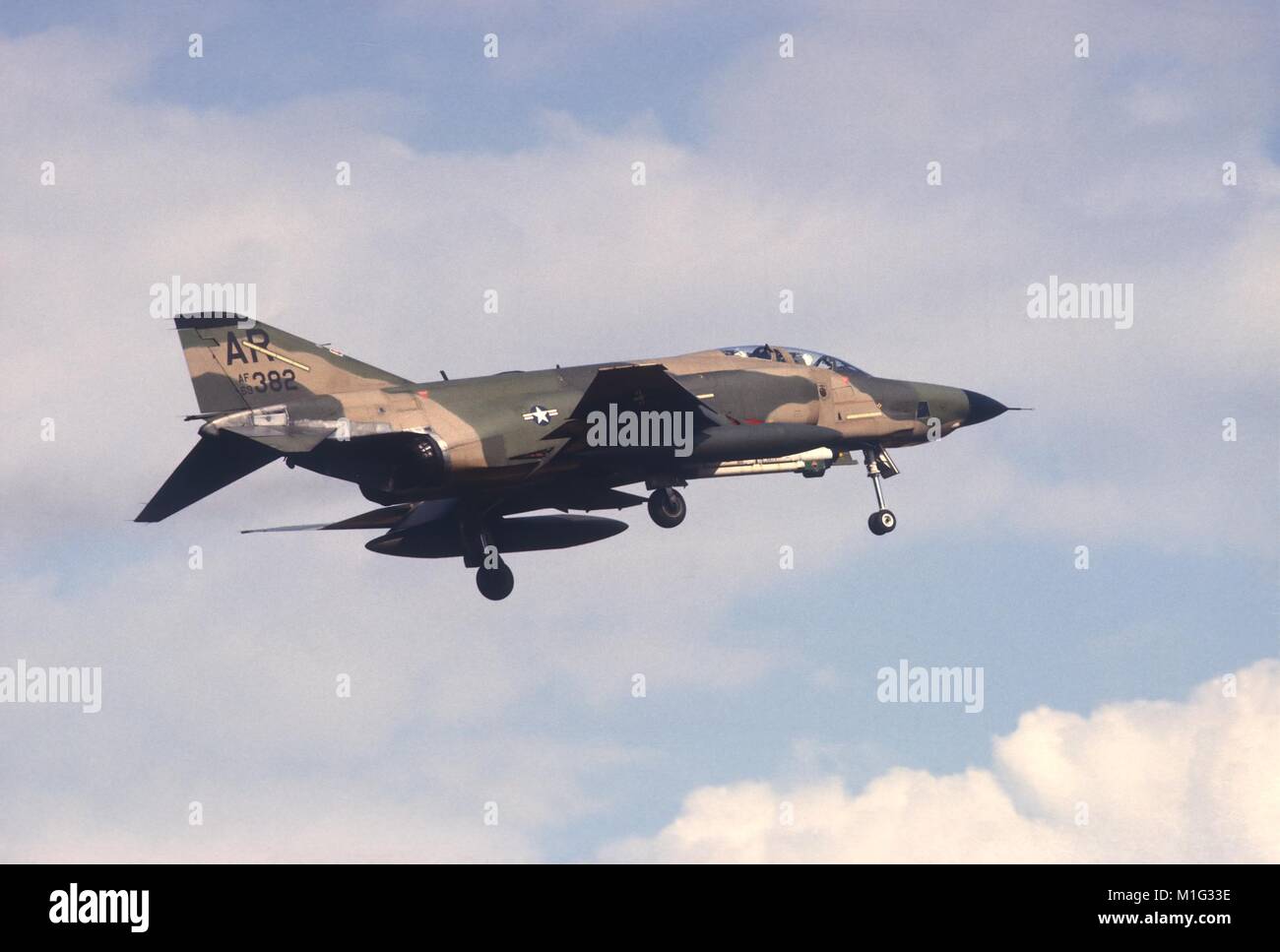 US Air Force base in Spangdahlem (Federal Germany), F 4 Phantom II ...