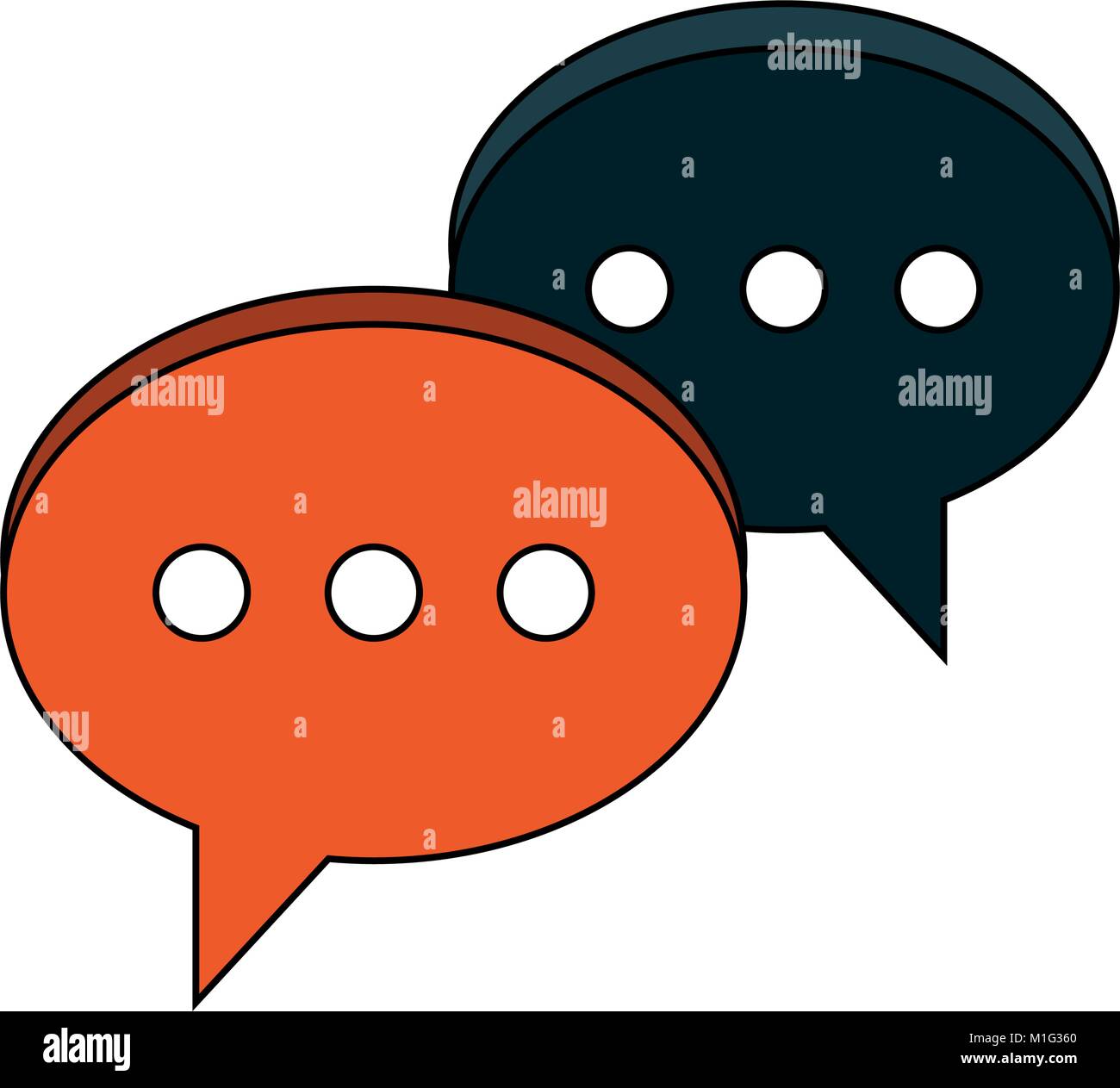 Chat bubble symbol Stock Vector Image & Art - Alamy