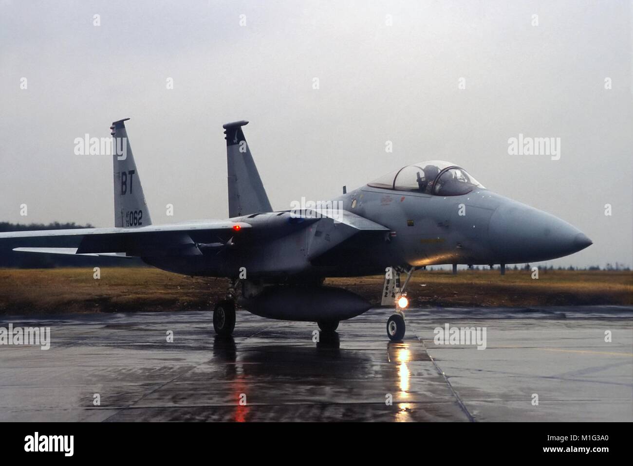 Us Air Force F 15 fighter on Bitburg air base (Federal Germany ...