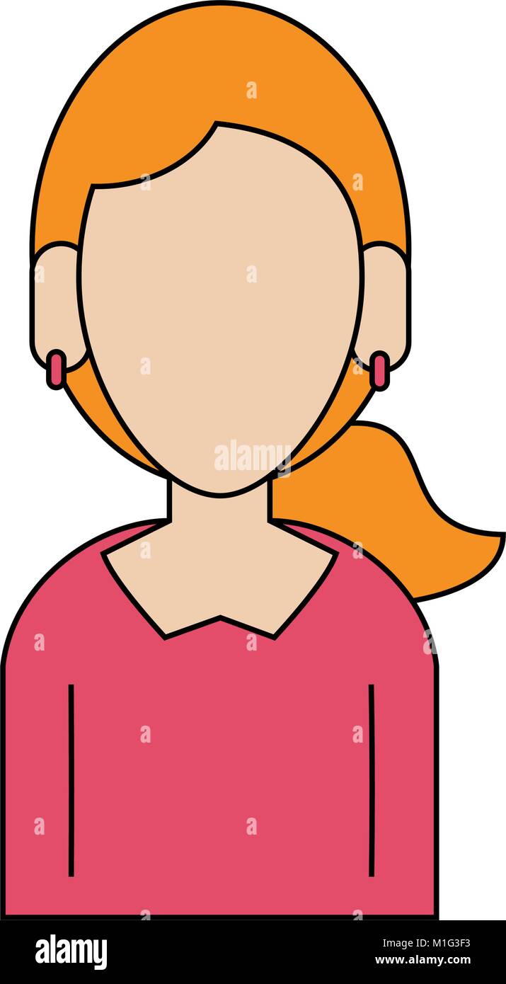 Woman faceless avatar Stock Vector Image & Art - Alamy