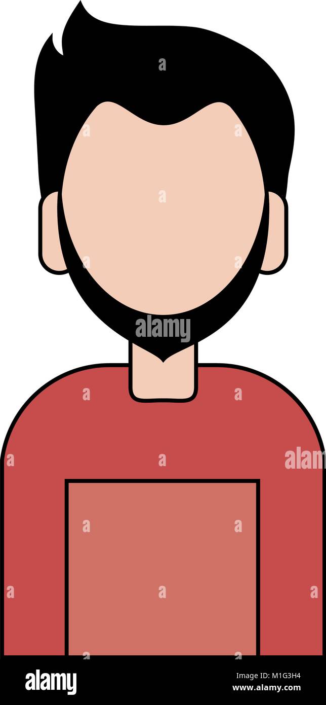 Man faceless cartoon Stock Vector Image & Art - Alamy