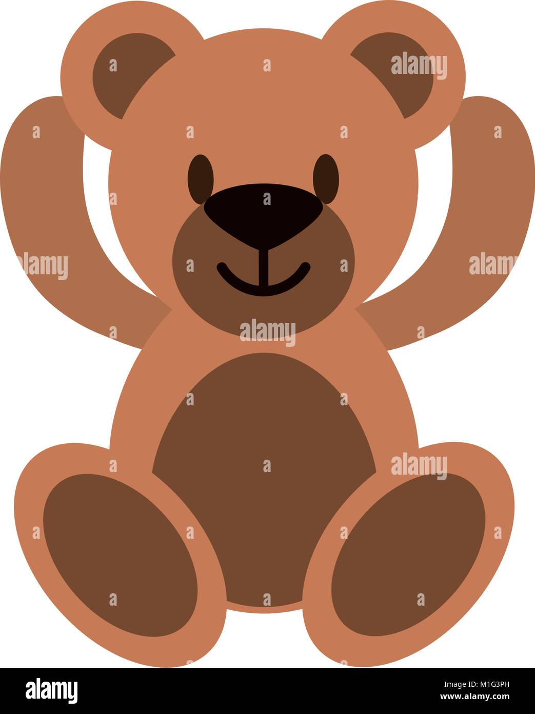 Teddy fluffy bear Stock Vector Image & Art - Alamy