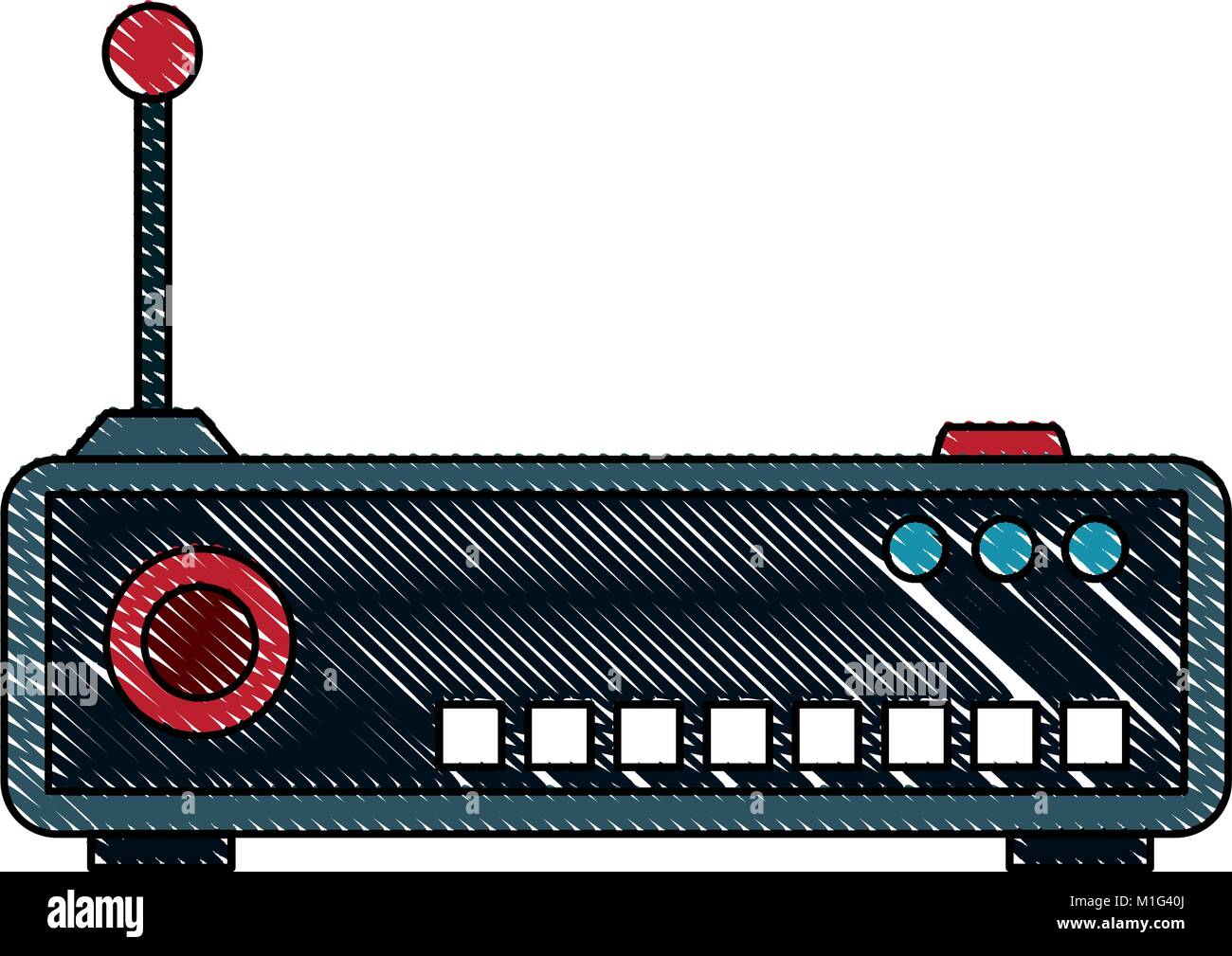 Wifi router isolated Stock Vector Image & Art - Alamy