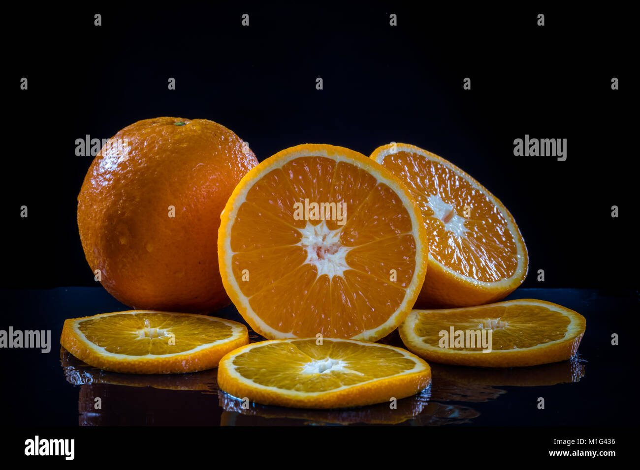 Orange slice details hi-res stock photography and images - Alamy