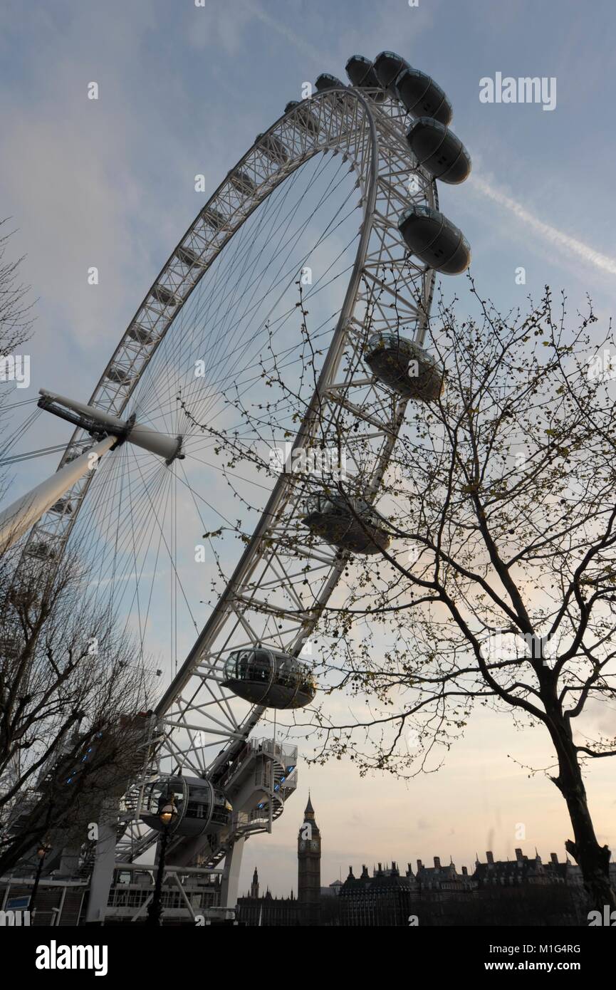 The best views of london from capsule of london eye hi-res stock ...