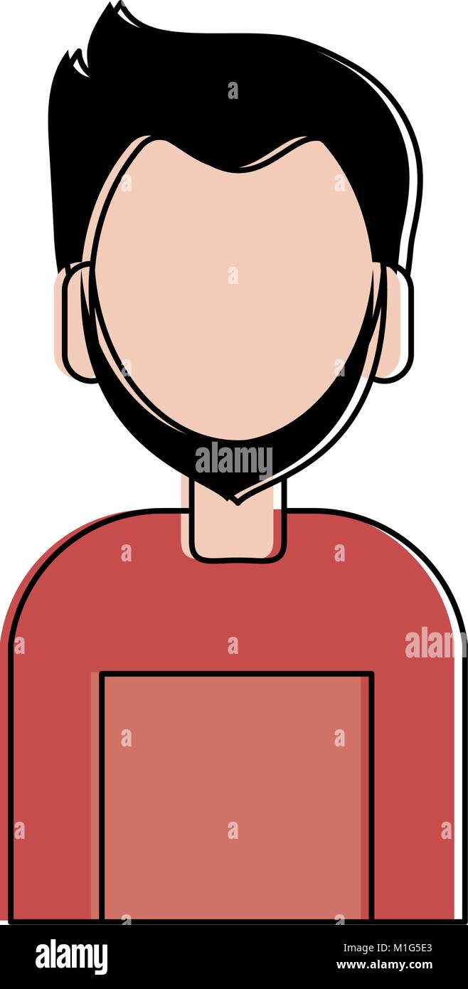 Man faceless cartoon Stock Vector Image & Art - Alamy