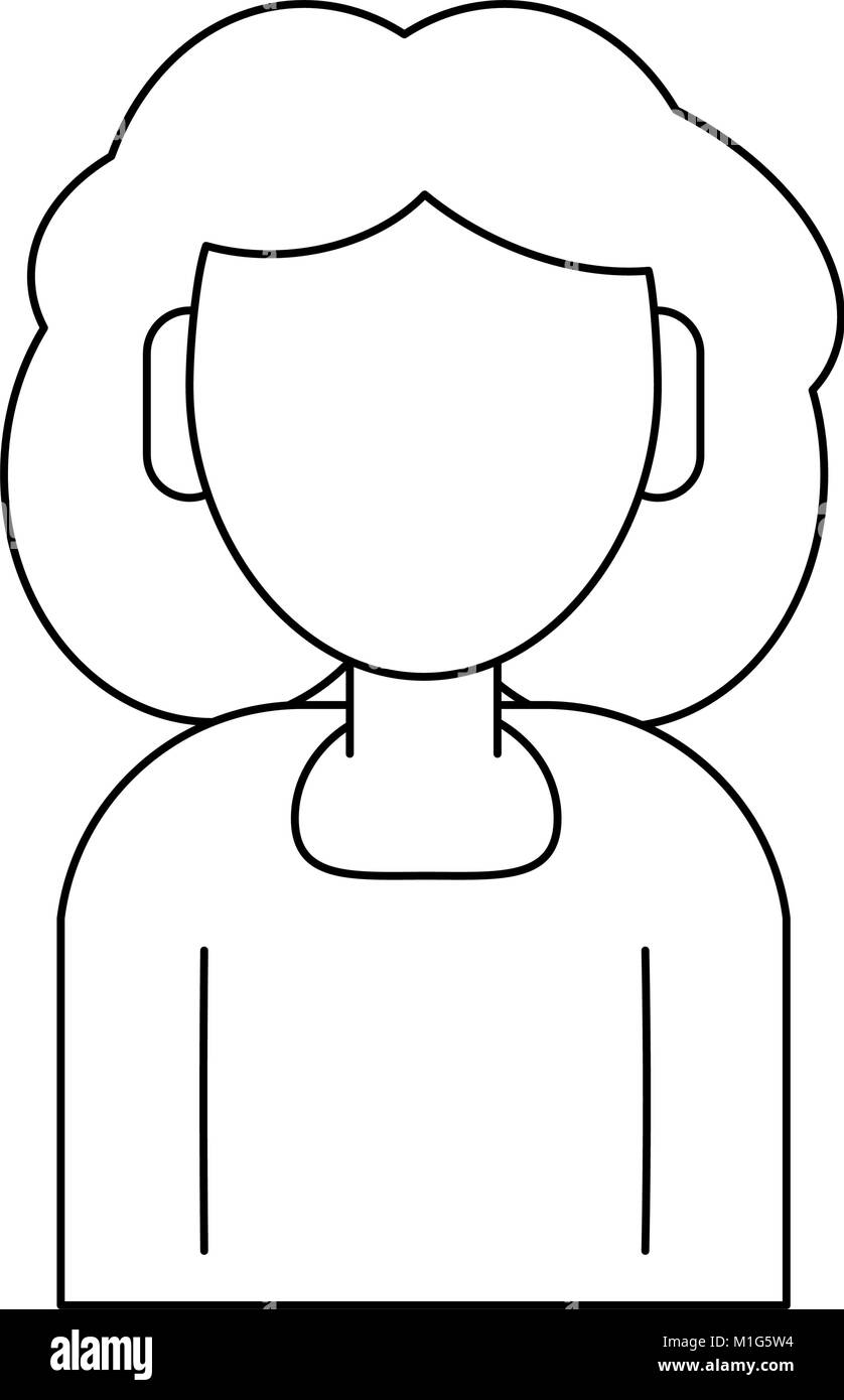 Woman faceless avatar Stock Vector Image & Art - Alamy