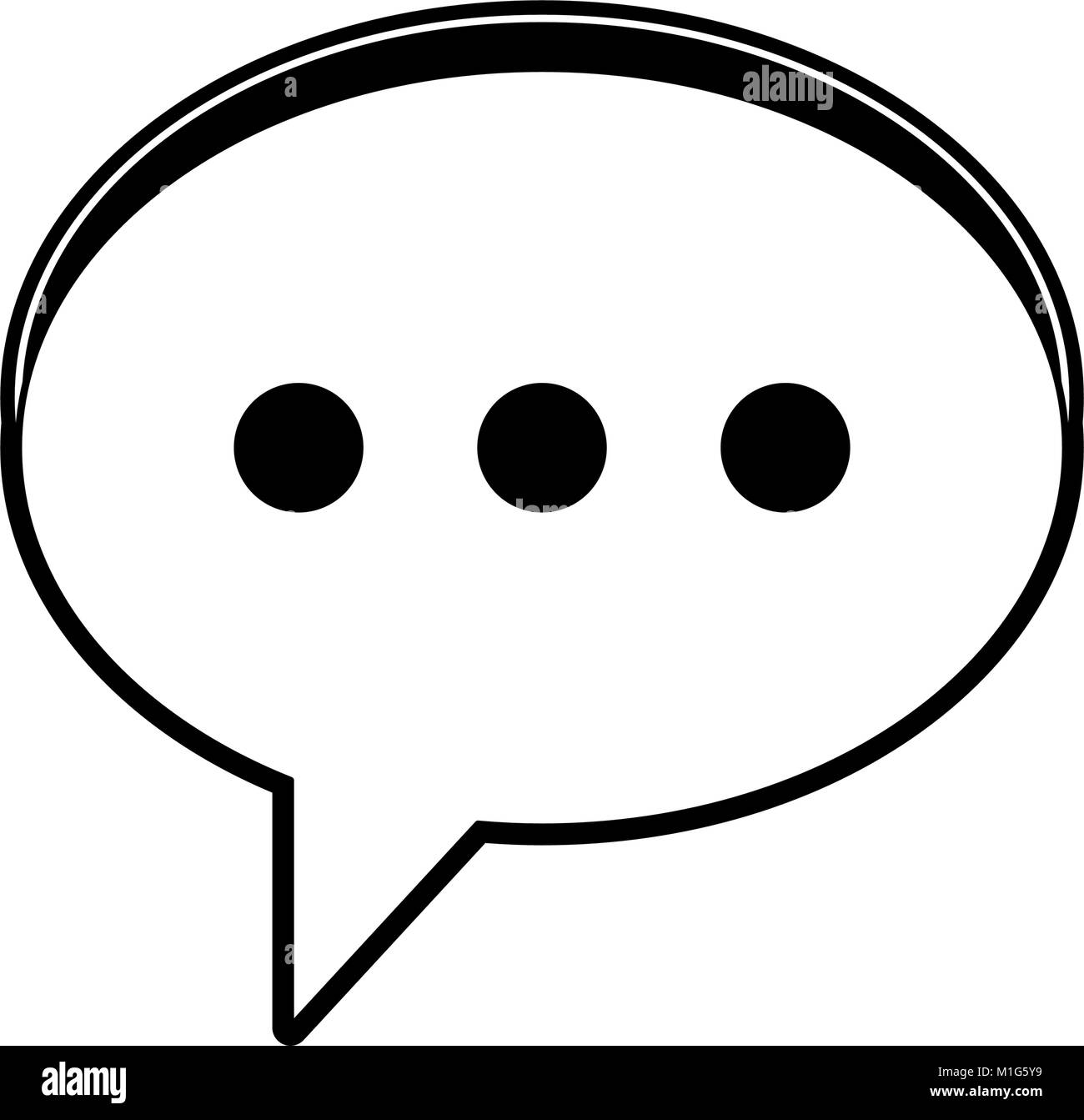 Chat bubble symbol Stock Vector Image & Art - Alamy