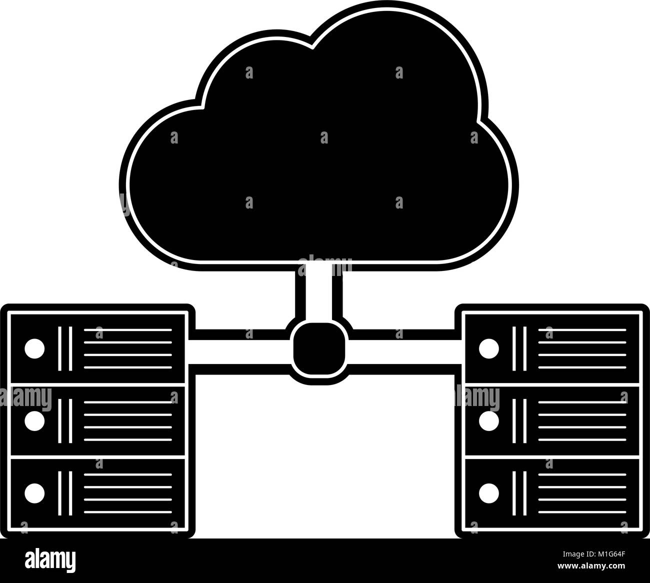 Cloud computing symbol Stock Vector Image & Art - Alamy