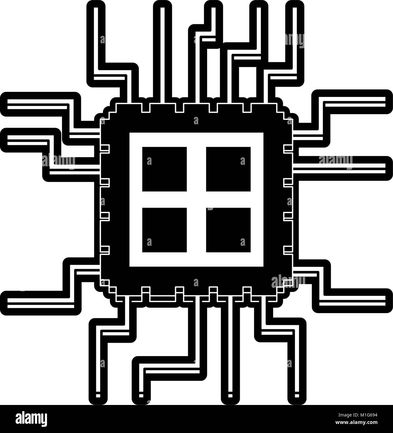 Card chip with detail Black and White Stock Photos & Images - Alamy