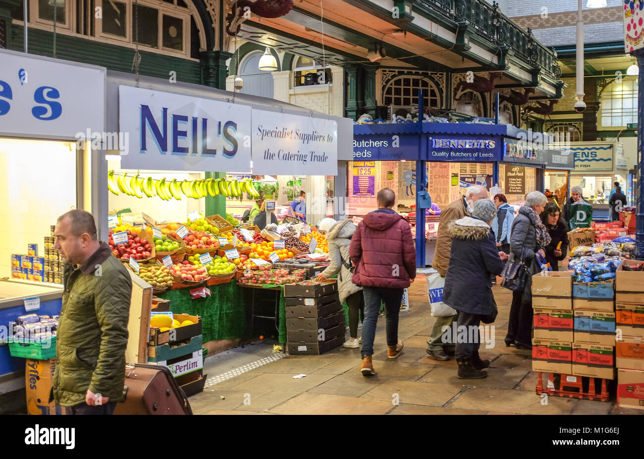 Kirkgate market leeds hi-res stock photography and images - Alamy