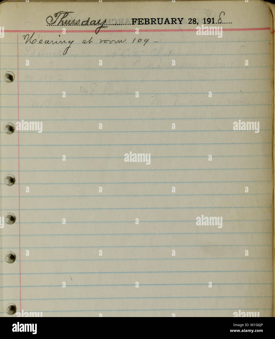 These professional diaries, written by Alice Winifred O'Connor in 1918 ...