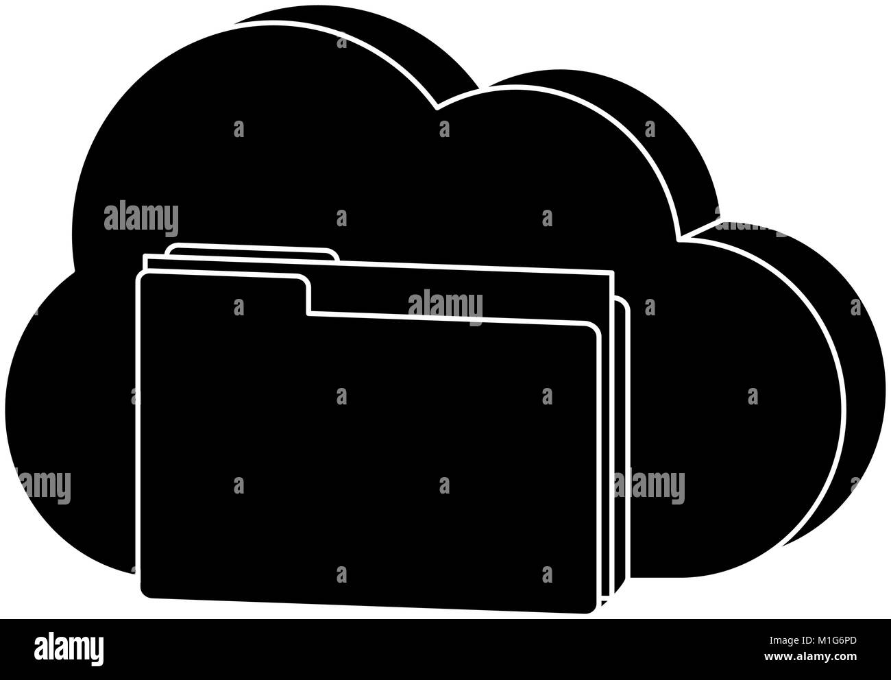 Cloud computing symbol Stock Vector Image & Art - Alamy