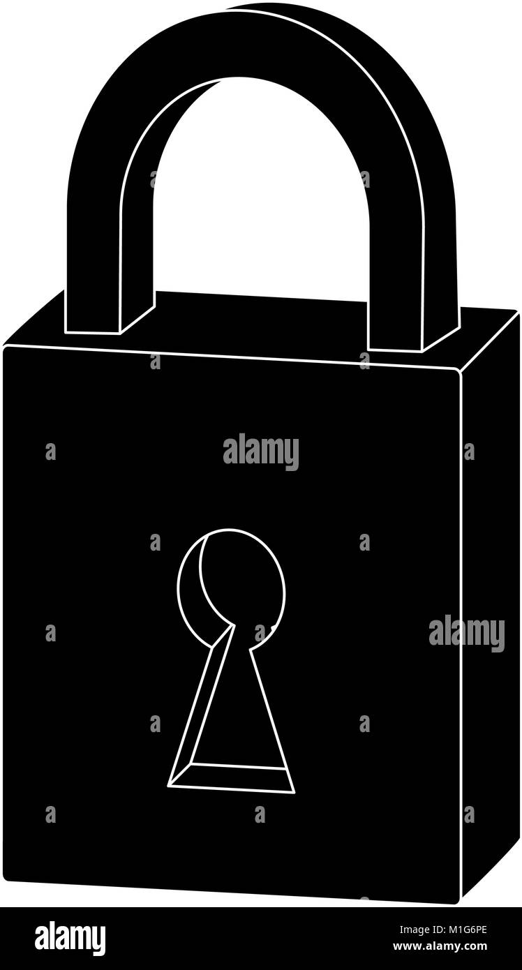 Security padlock symbol Stock Vector Image & Art - Alamy