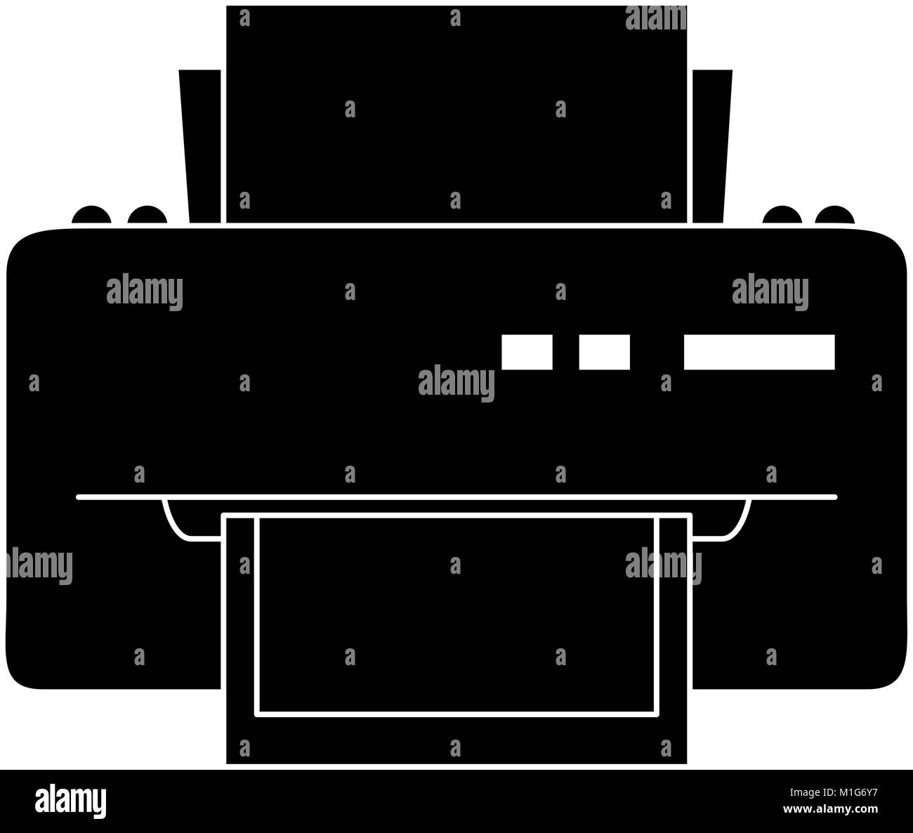 Printer device isolated Stock Vector Image & Art - Alamy