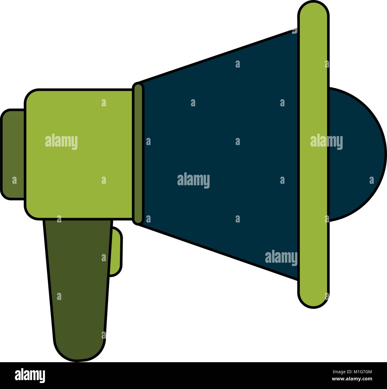 Bullhorn advertising symbol Stock Vector Image & Art - Alamy