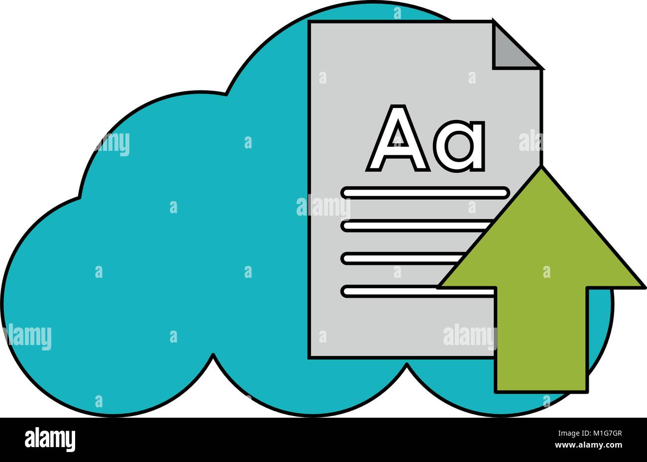 Cloud computing symbol Stock Vector Image & Art - Alamy