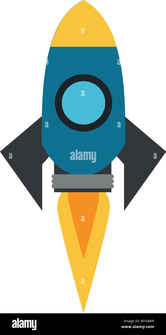 Rocket spaceship symbol Stock Vector Image & Art - Alamy