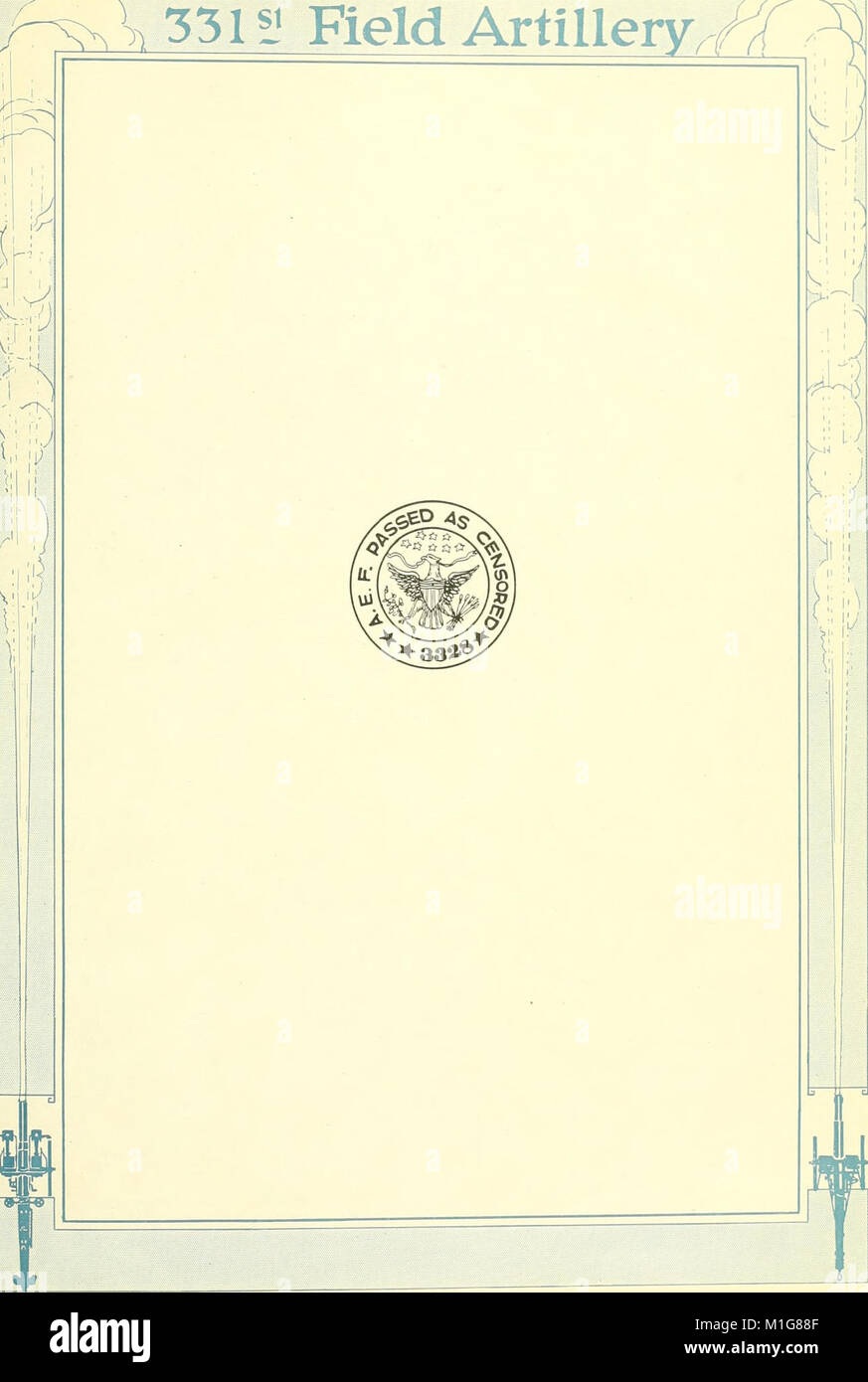 331st field artillery, United States army, 1917-1919 (1919 ...