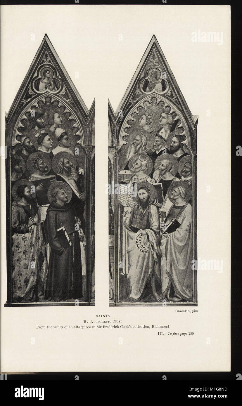 This historical account (1903) details the development of painting in ...