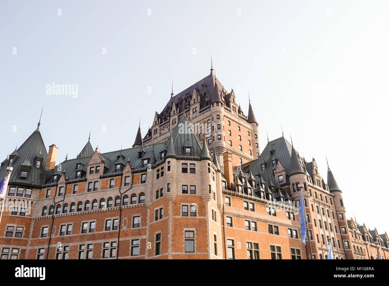 a gothic architecture in Quebec, Canada Stock Photo - Alamy