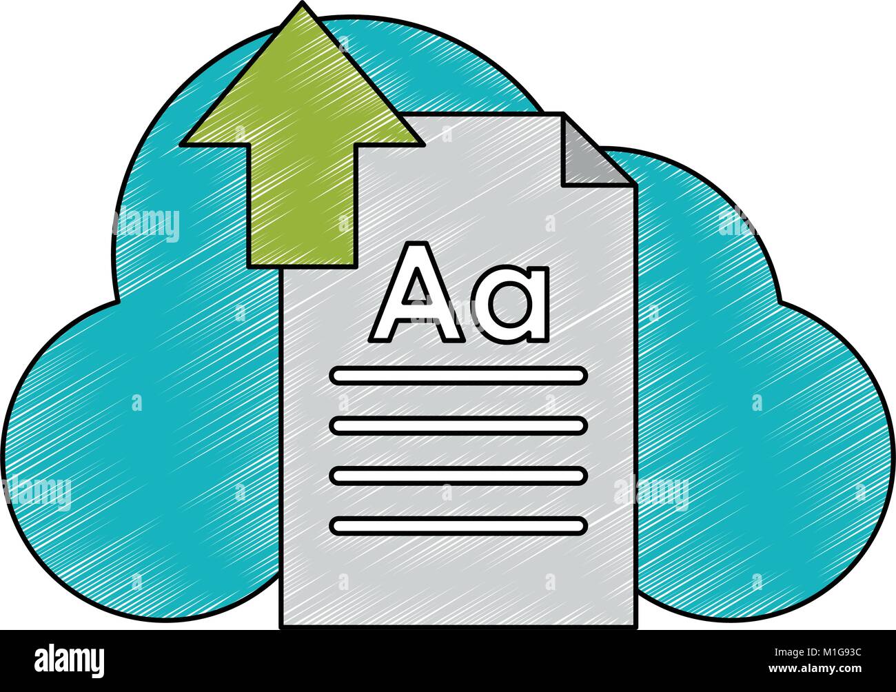 Cloud computing symbol Stock Vector Image & Art - Alamy