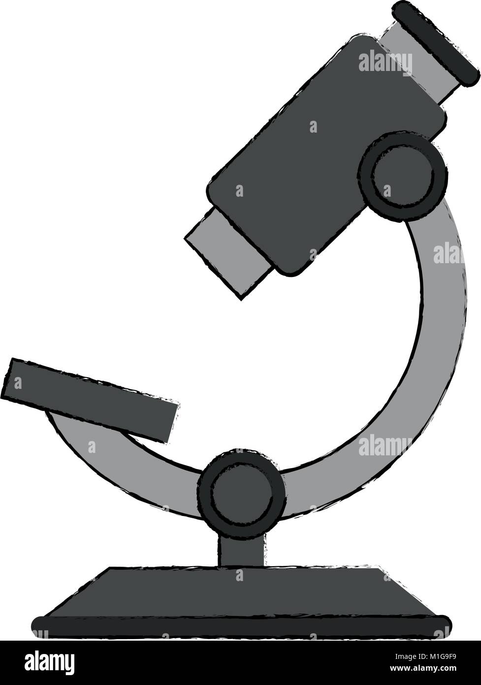 Microscope scientific tool Stock Vector Image & Art - Alamy